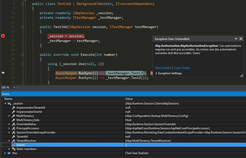 Permissions Checks from Session.Use · Issue #4026 · aspnetboilerplate/aspnetboilerplate · GitHub