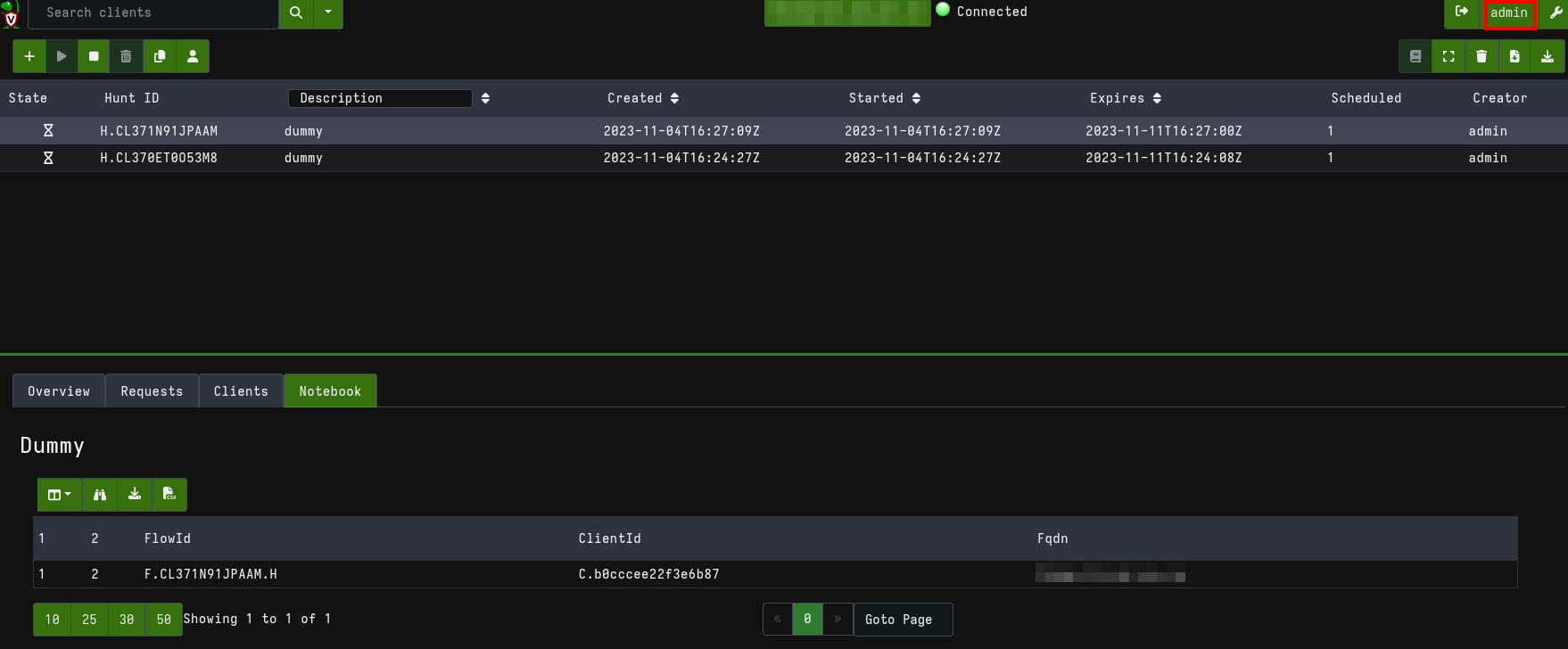 Hunt Results Return Extra Rows When Run Across Orgs · Issue 3072