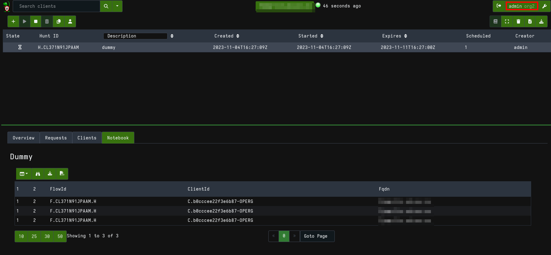 Hunt results return extra rows when run across orgs. · Issue #3072 · Velocidex/velociraptor · GitHub