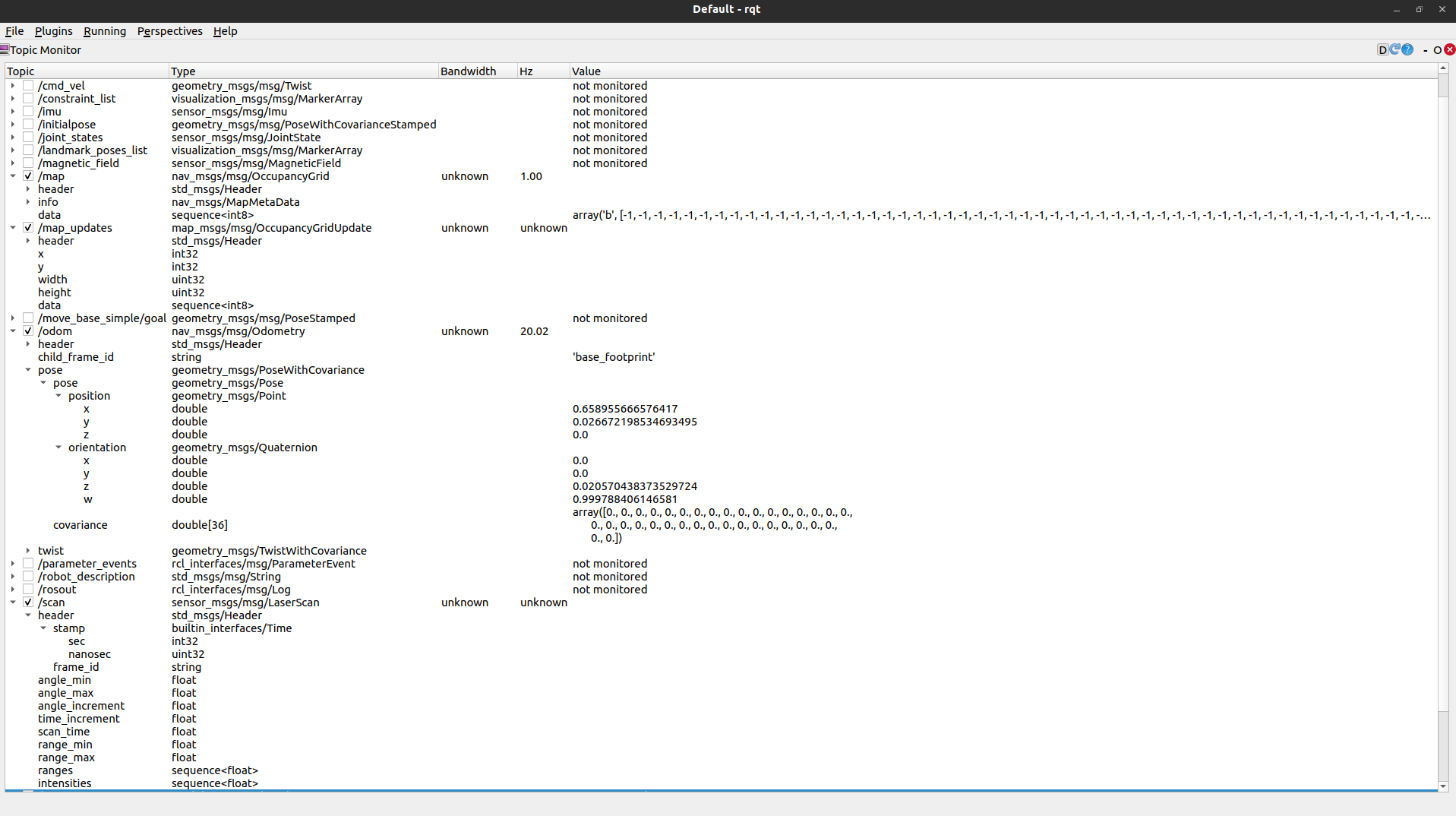 ROS2 foxy "No map received" in Rviz2 · Issue #791 · ROBOTIS-GIT/turtlebot3 · GitHub