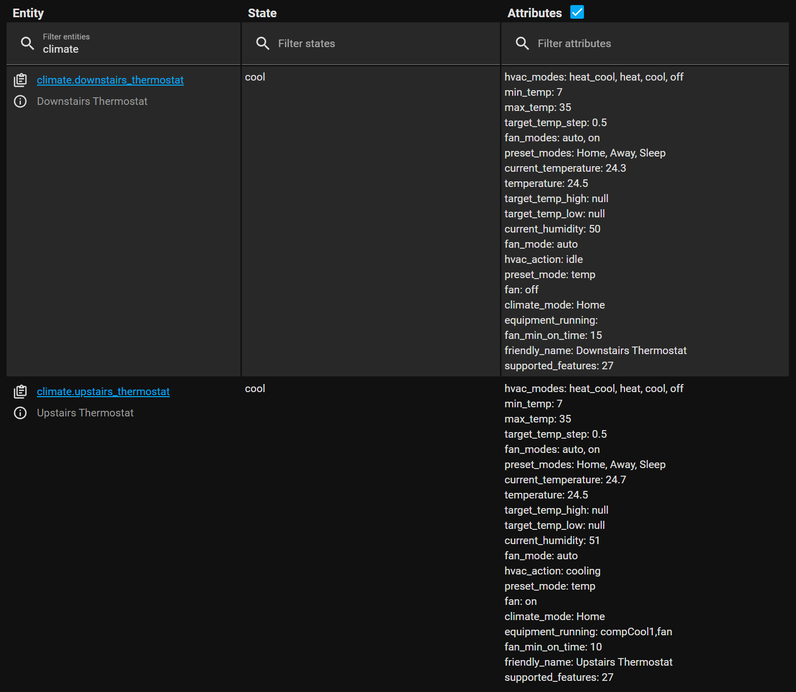 Climate Never Shows Correct Setpoint When Set By The Schedule Or Something Similar · Issue 