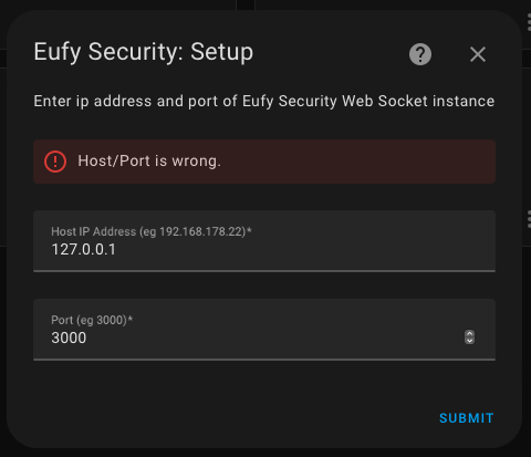 Integration setup in HA fails at Eufy WS Instance · Issue #751 · fuatakgun/eufy_security · GitHub