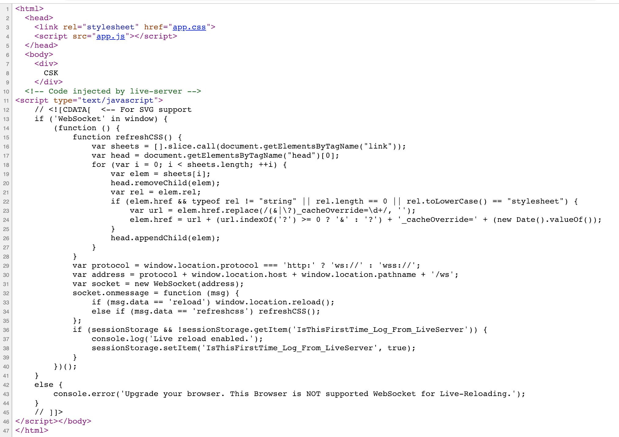 live server stopped auto reloading after update to 5.5.0 · Issue #287 ...