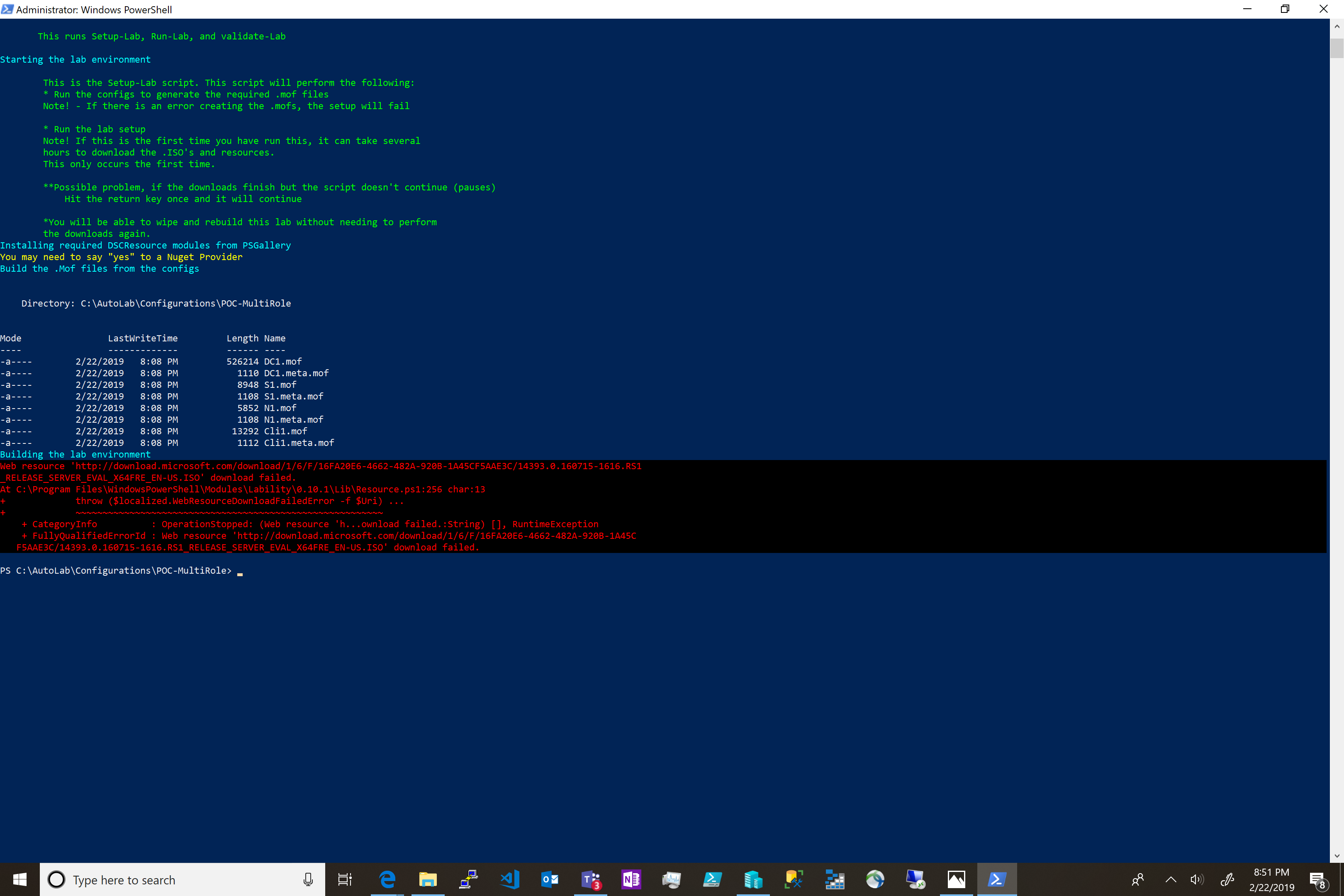 ISO download fail and no VM's are populated in Hyper-V · Issue #171 · pluralsight/PS-AutoLab-Env ...