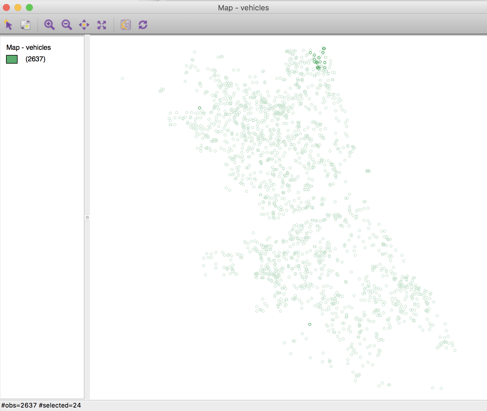 Point map - selected not shown when changing base map transparency · Issue #1107 · GeoDaCenter ...