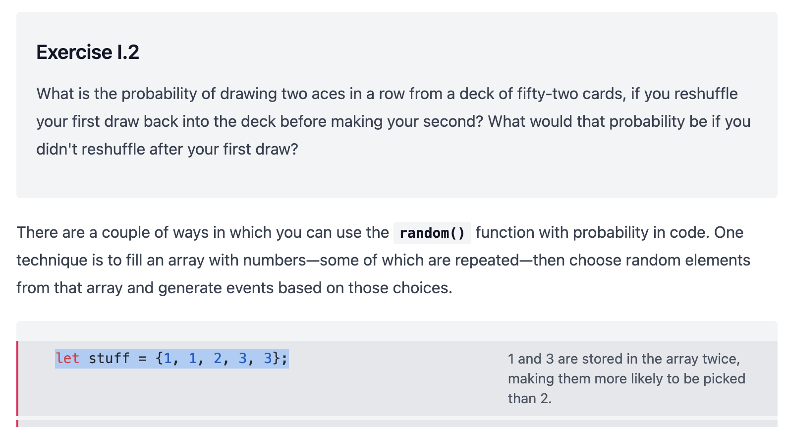 Exercise I.2 - object literal syntax is used instead of array literal · Issue #209 · nature-of ...
