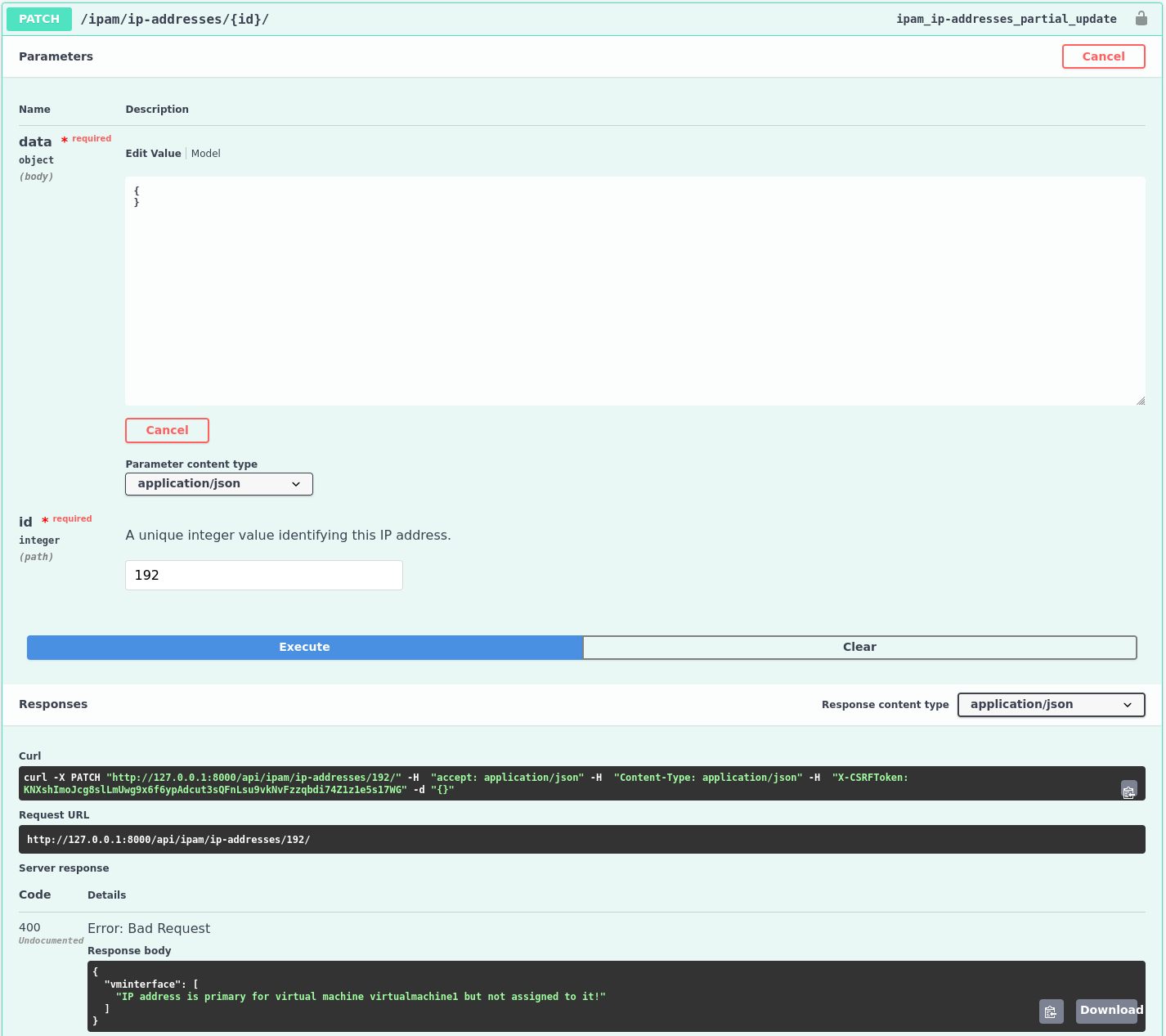 NAT Outside IP not modifyable after being assigned as Primary to NAT Inside Device/VM · Issue ...
