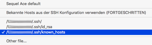SSH gives "bad configuration options" · Issue #205 · Sequel-Ace/Sequel-Ace · GitHub