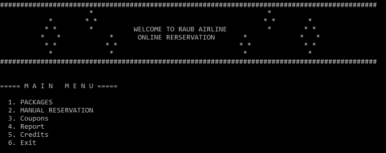GitHub - iAmeenZ/Airline-Reservation-System-CPP: A complete project of Airline Reservation ...