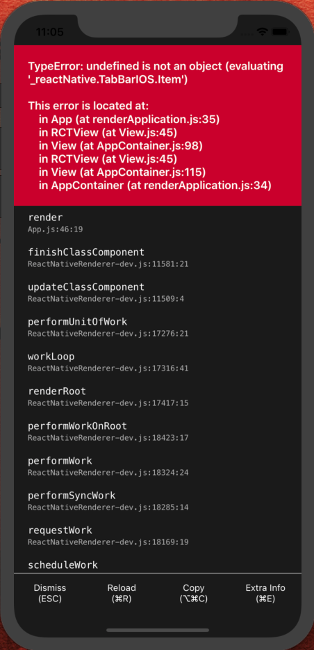 Typeerror Undefined Is Not An Object Evaluating Reactnative