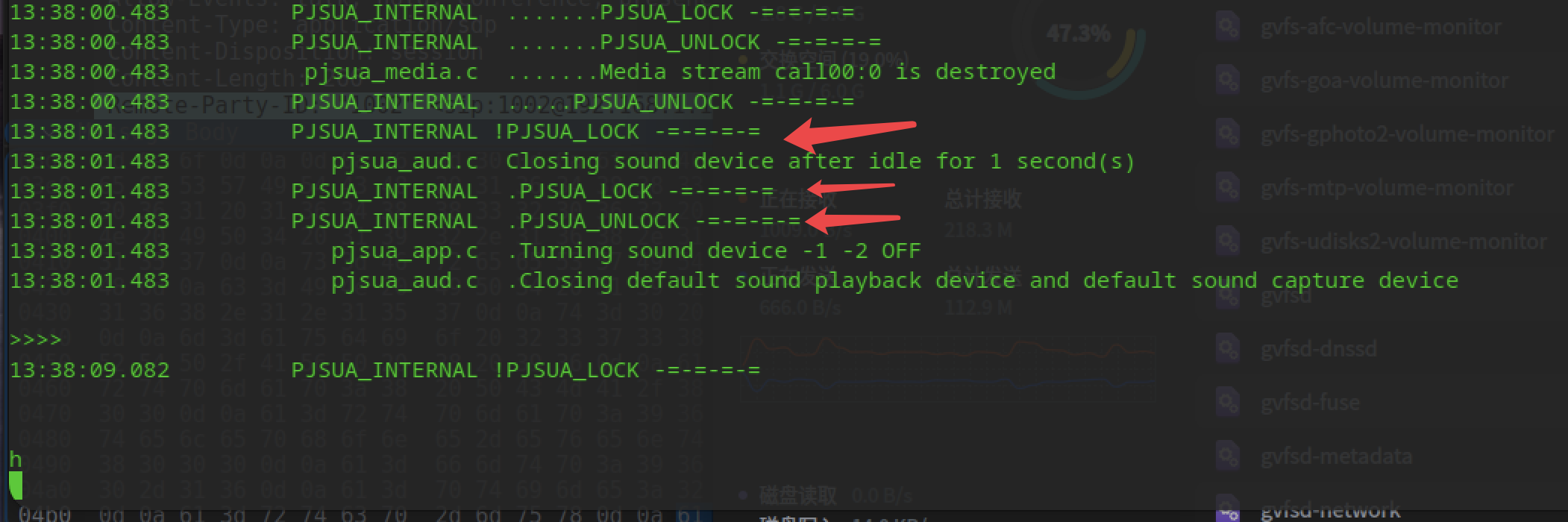 Can't make more call again in UOS linux. (Deadlock?) · Issue #3057 · pjsip/pjproject · GitHub