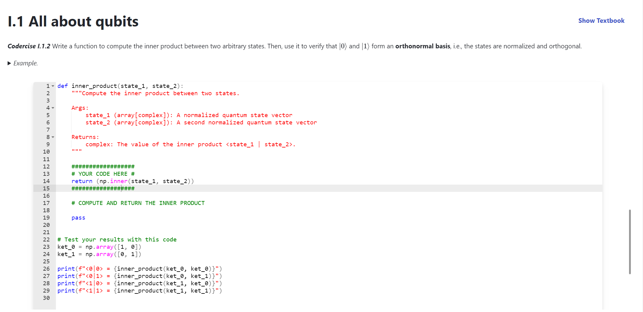 Bug in Codercise I.1.2 · Issue #30 · XanaduAI/Xanadu-Quantum-Codebook · GitHub