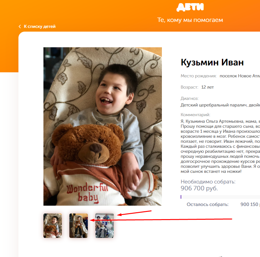 Не работает слайдер на странице ребенка · Issue #40 · Botik/help-children · GitHub