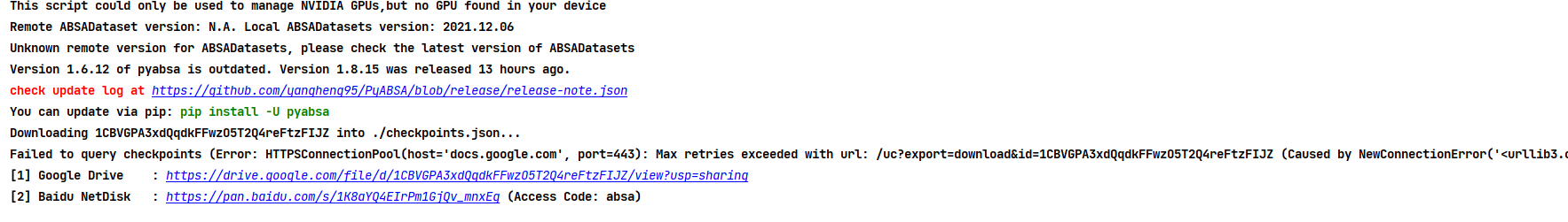关于加载本地的模型 checkpoint · Issue #128 · yangheng95/PyABSA · GitHub
