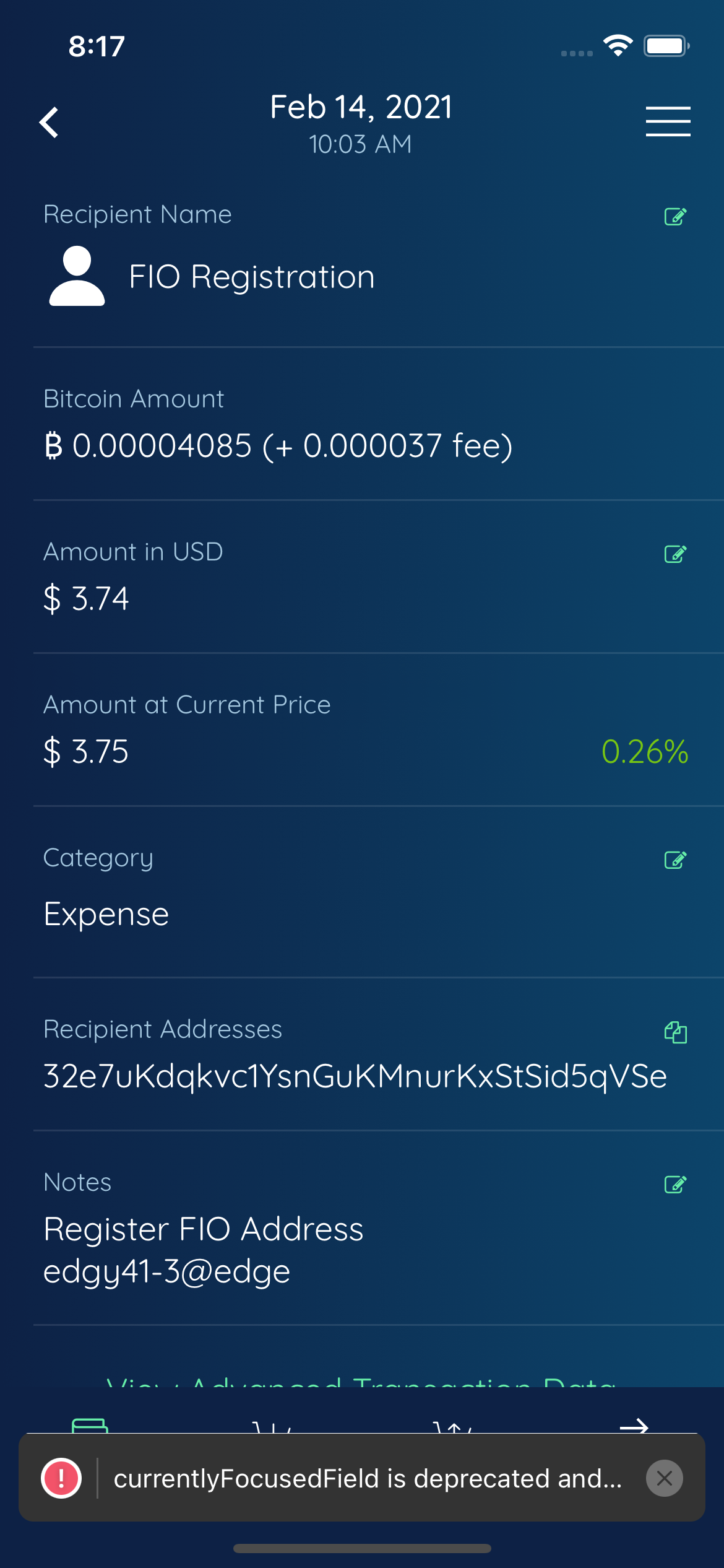 Restyle transaction Category by thehobbit85 · Pull Request #2927 · EdgeApp/edge-react-gui · GitHub