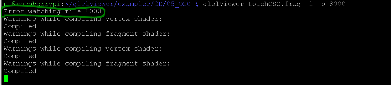 Can't get OSC to work · Issue #236 · patriciogonzalezvivo/glslViewer ...