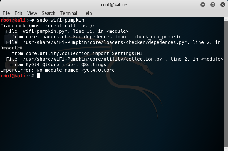 No module named PyQt4.QtCore · Issue #391 · P0cL4bs/WiFi-Pumpkin-deprecated · GitHub