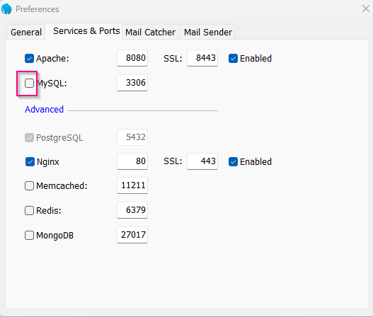 Use existing MYSQL database server · Issue #373 · leokhoa/laragon · GitHub