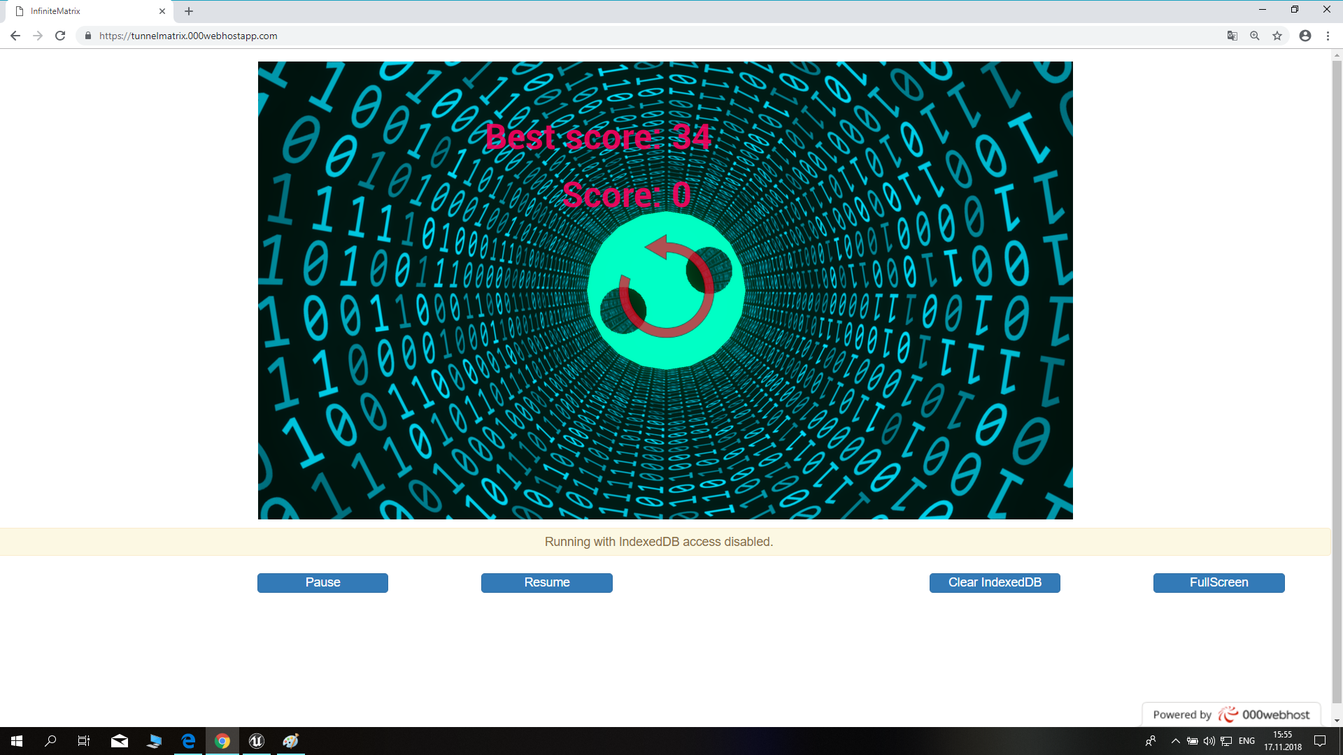 GitHub - leksyCode/TunnelSurvive: Arcade-runner on UE4 (HTML5) for web