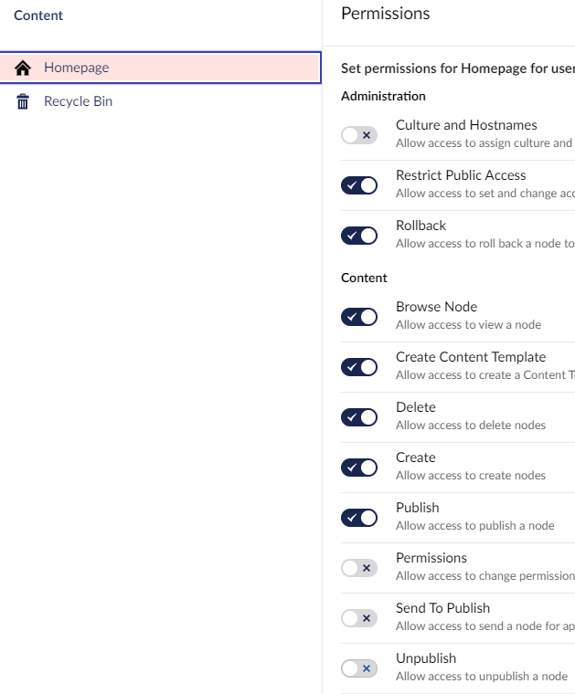 Scheduled publishing ignores unpublish permission · Issue #11820 · umbraco/Umbraco-CMS · GitHub
