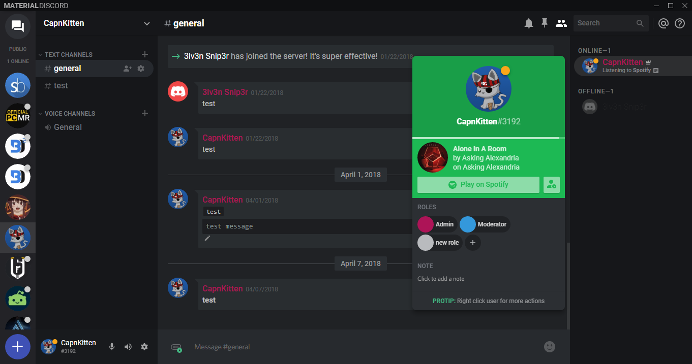 Material Discord