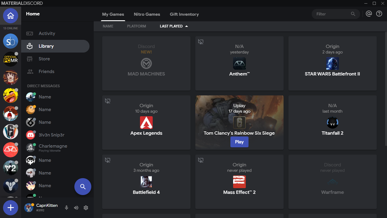 Material Discord