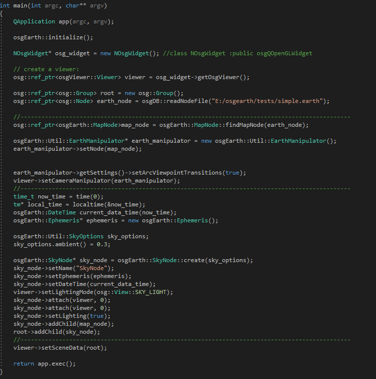 rendering osgearth in osgQt · gwaldron osgearth · Discussion #2186 · GitHub