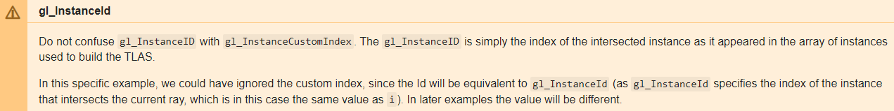 gl_InstanceId and gl_InstanceCustomIndex · Issue #57 · nvpro-samples/vk ... gl_InstanceId and gl_InstanceCustomIndex · Issue #57 · nvpro-samples/vk ...