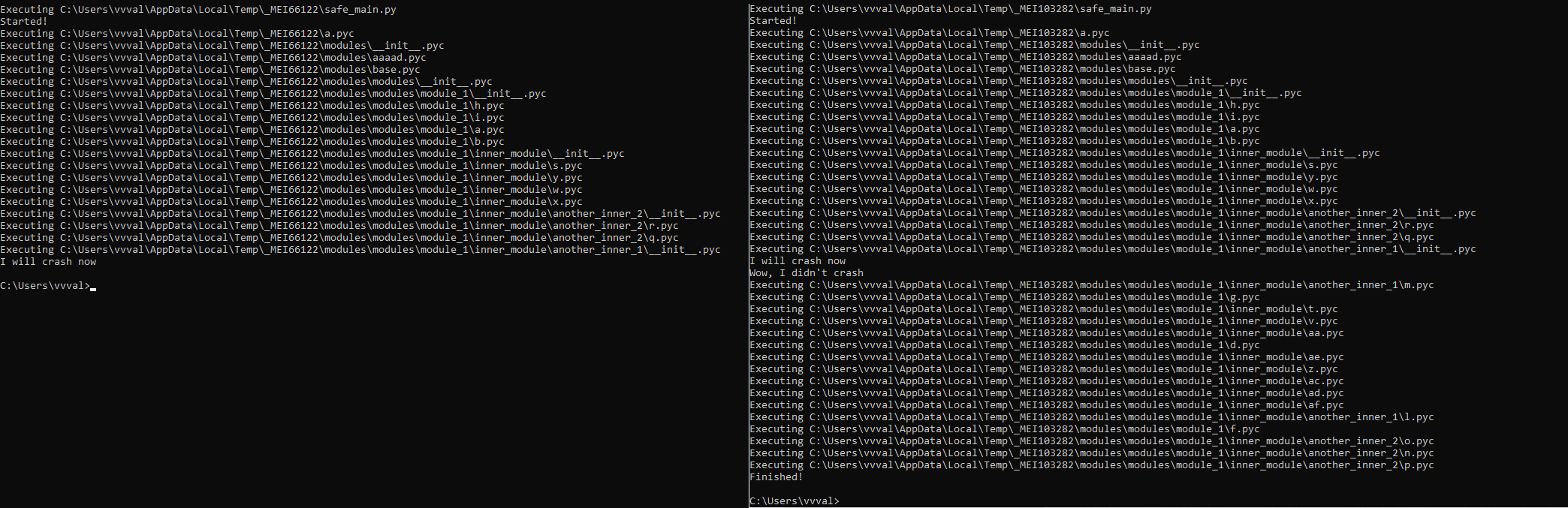 Program crashes om import statement when using pyarmor pack · Issue #647 · dashingsoft/pyarmor ...
