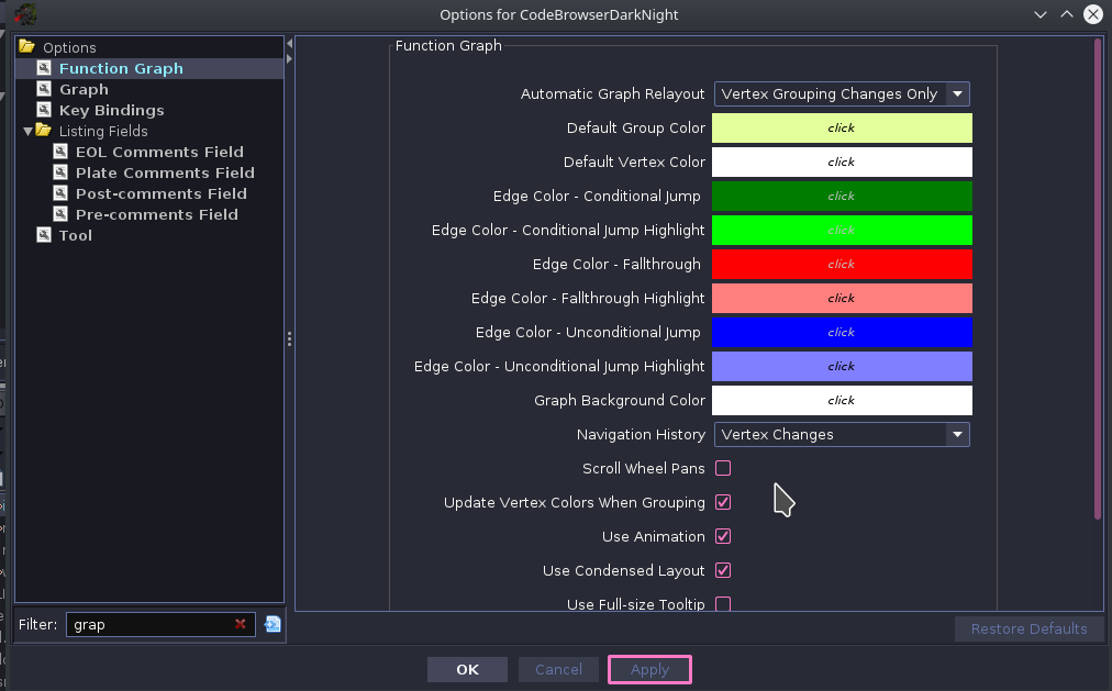 Error Setting Options on Function Graph · Issue #3058 ...