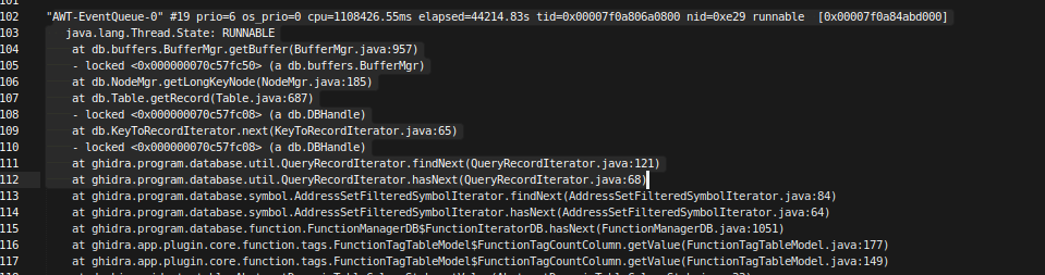 Functions Tags plugin performance issue · Issue #2366 · NationalSecurityAgency/ghidra · GitHub