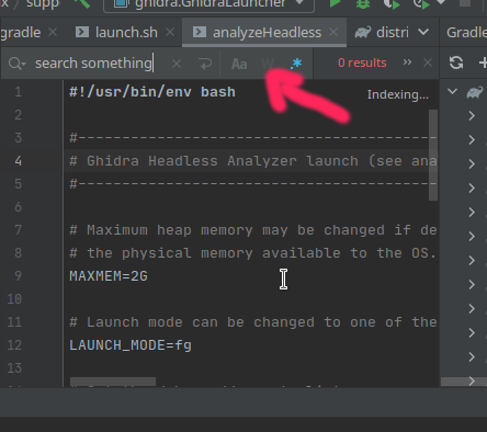 Renaming of variable and searching in the Decompile view and pop-up ...