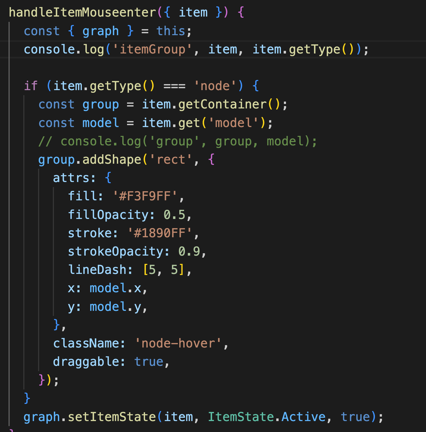 鼠标移入之后怎么给节点label 加方框 · Issue #4123 · antvis/G6 · GitHub