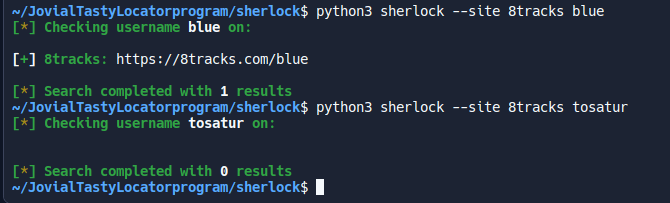 8tracks.com false positive · Issue #1762 · sherlock-project/sherlock · GitHub