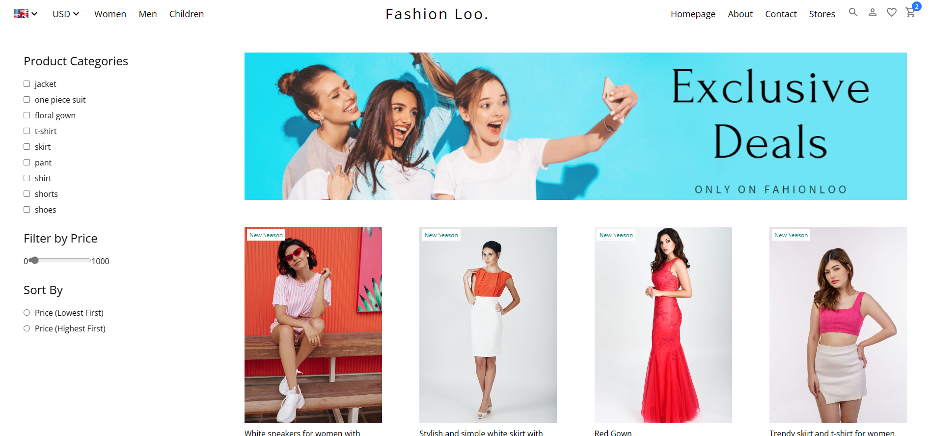 GitHub - jayrajdodiya26/fashionloo: Fashionloo is fully fledged ecommerce app built using React ...