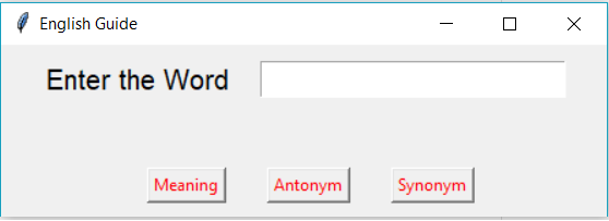 GitHub - DeveloperSaikat/Handy-Dictionary: Python project to find the ...