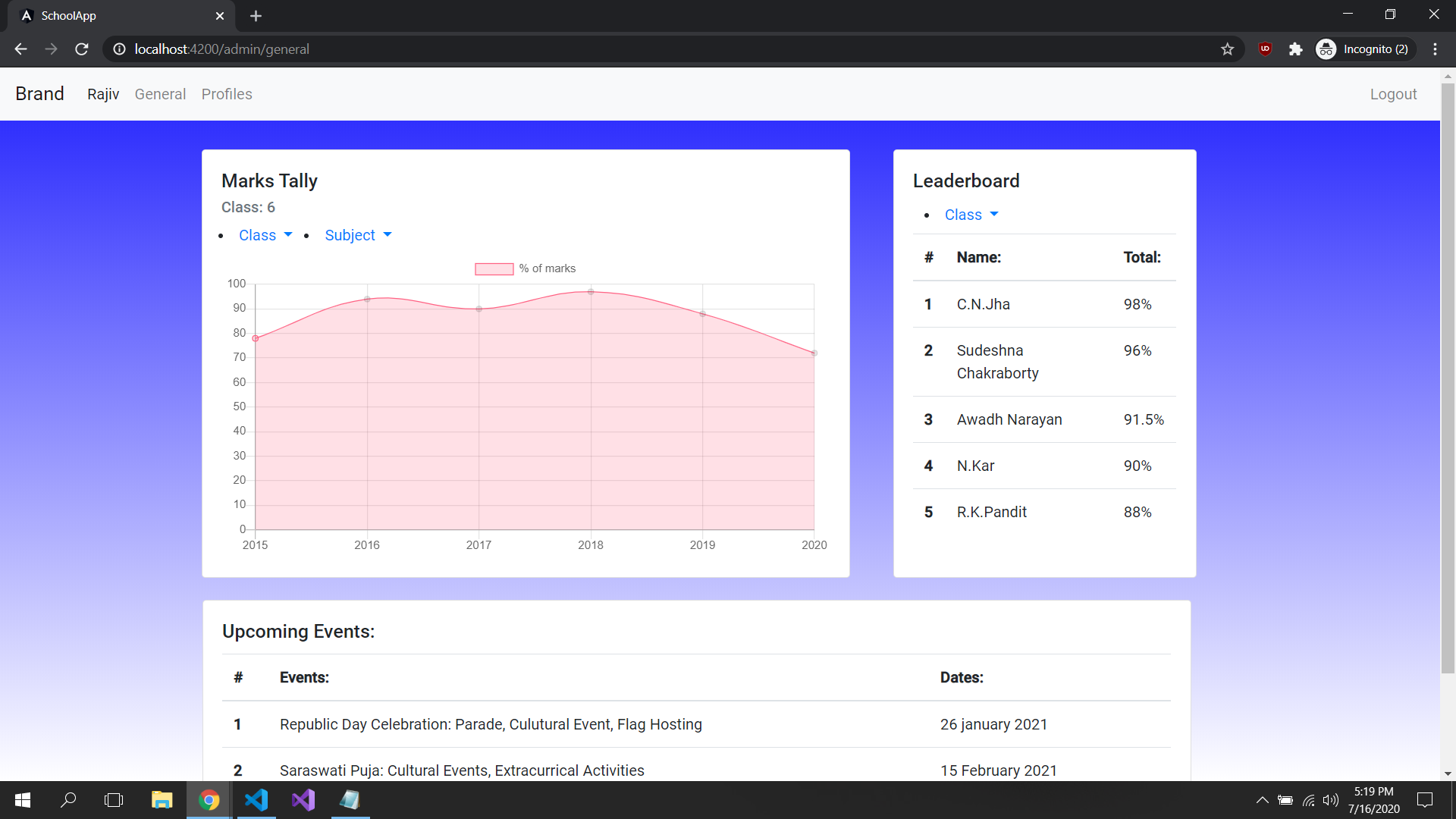 GitHub - DeveloperSaikat/SchoolDashboard: A School Dashboard application