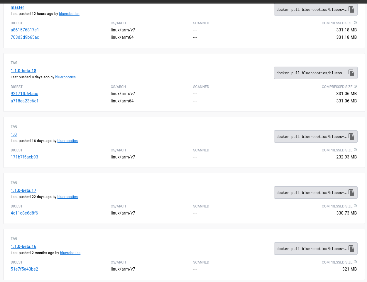 Beta.16 vs master size · Issue #1612 · bluerobotics/BlueOS · GitHub