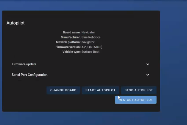 We should add a firmware restart button in the menu power.... menu? · Issue #1861 · bluerobotics ...