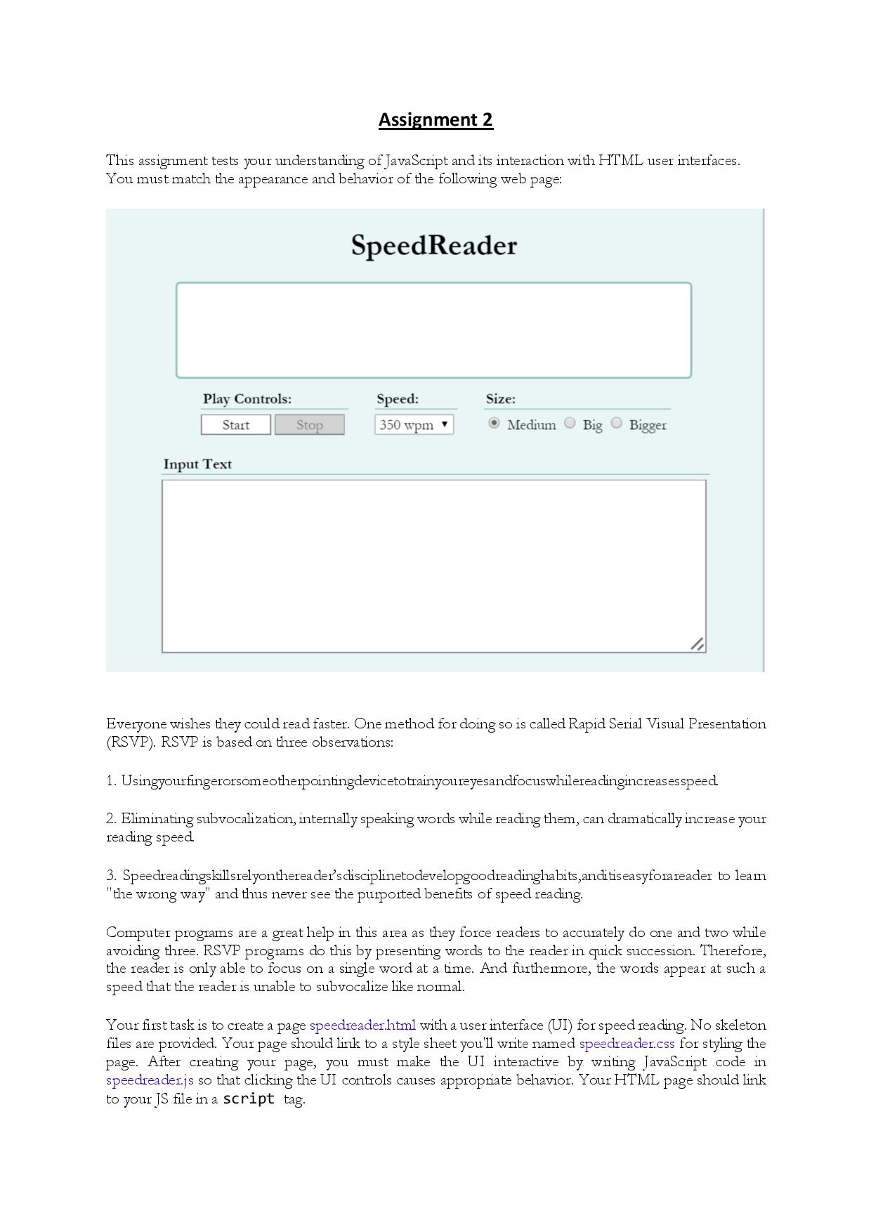GitHub - ShaimaaHossam/SpeedReader