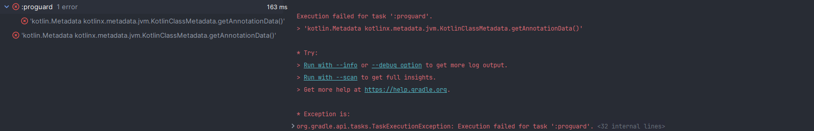 KotlinClassMetadata.getAnnotationData() problem · Issue #371 · Guardsquare/proguard · GitHub