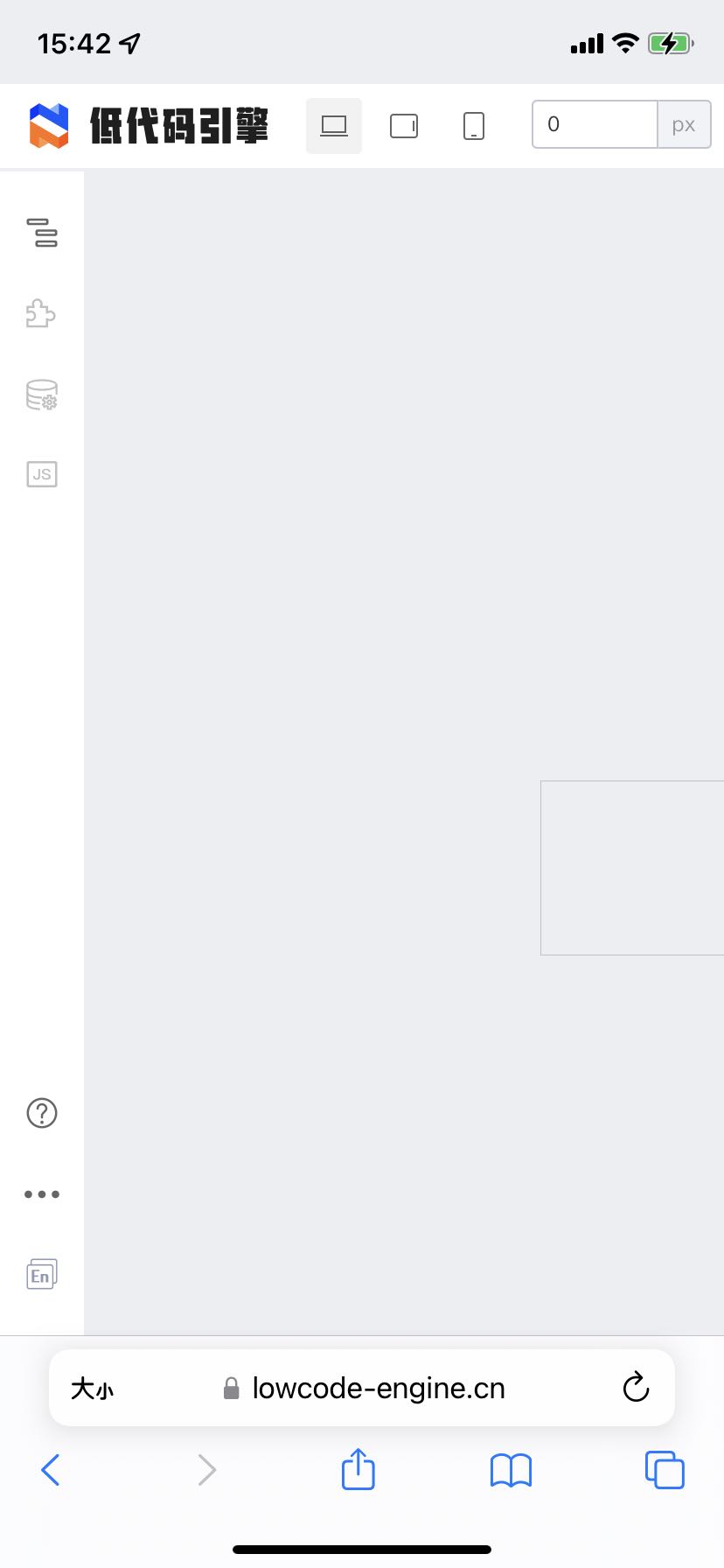 lowcode-demo这个项目中， 在移动端上无法预览（一直转圈） · Issue #849 · alibaba/lowcode-engine · GitHub