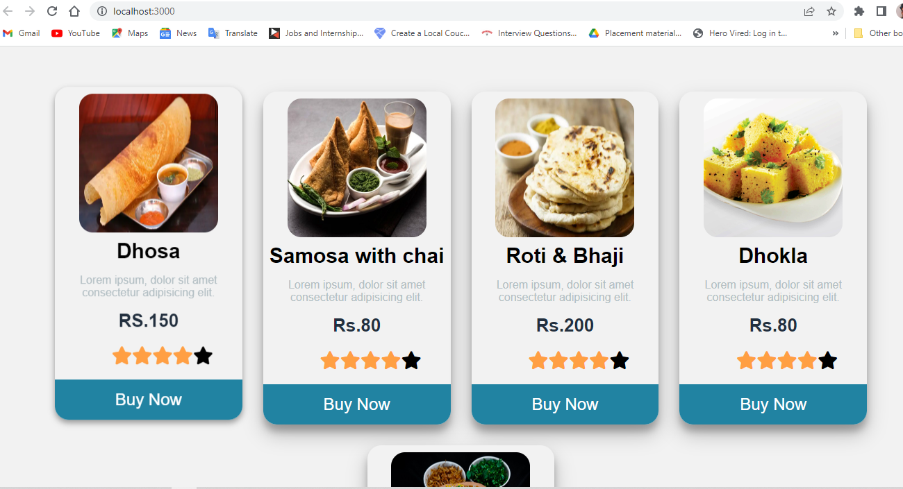 Github Guptaomkar Foodapp Simple Reactjs Props Concept Used For Creating This Application It