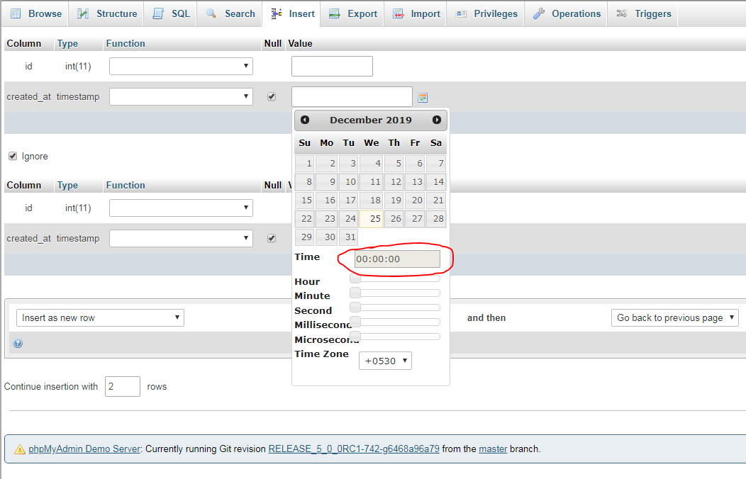 Input field for the time in datetime picker is disabled · Issue #15695 · phpmyadmin/phpmyadmin ...