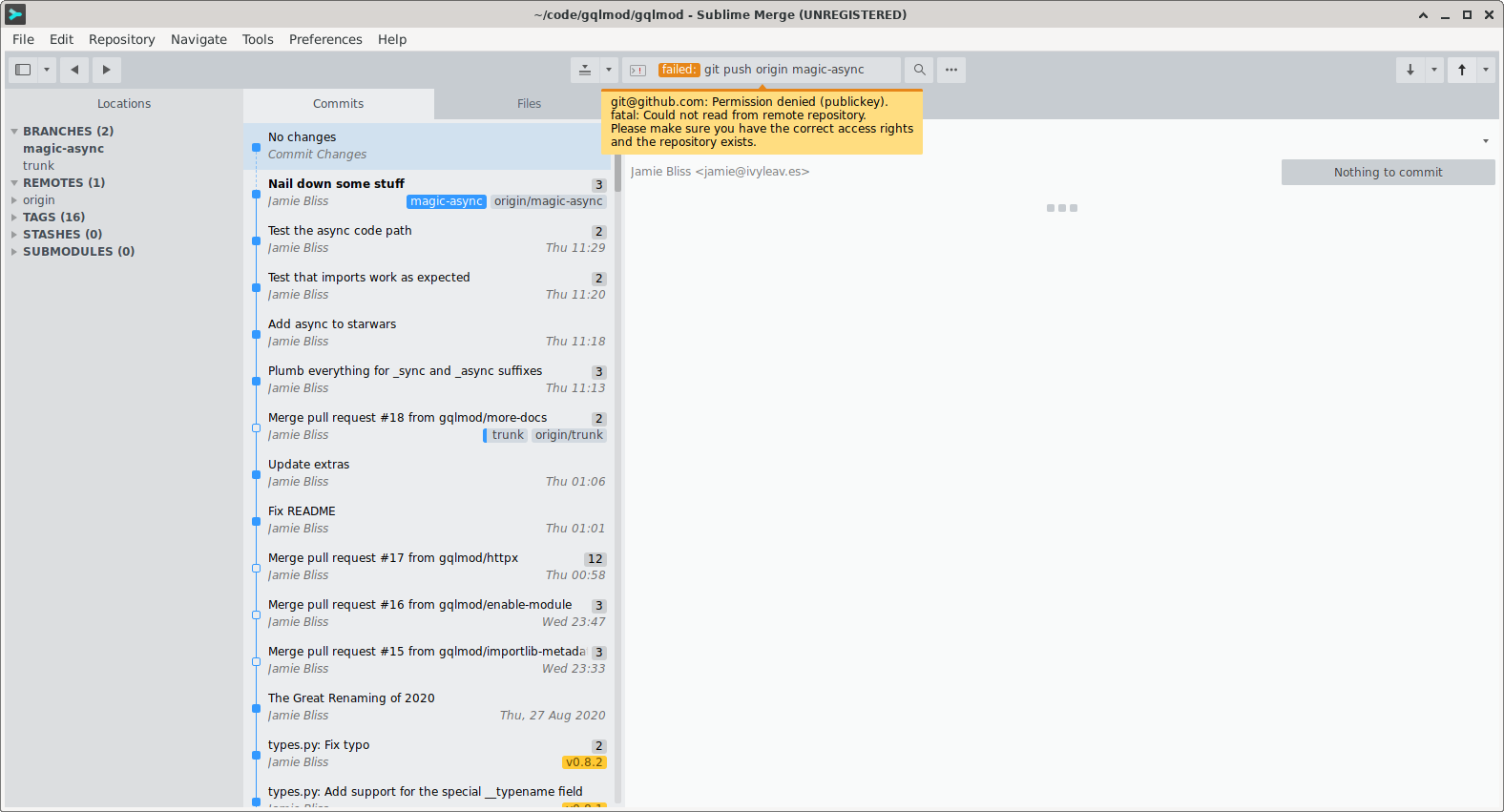 Can't Do Git Ops Via SSH With Yubikey · Issue #761 · sublimehq/sublime_merge · GitHub