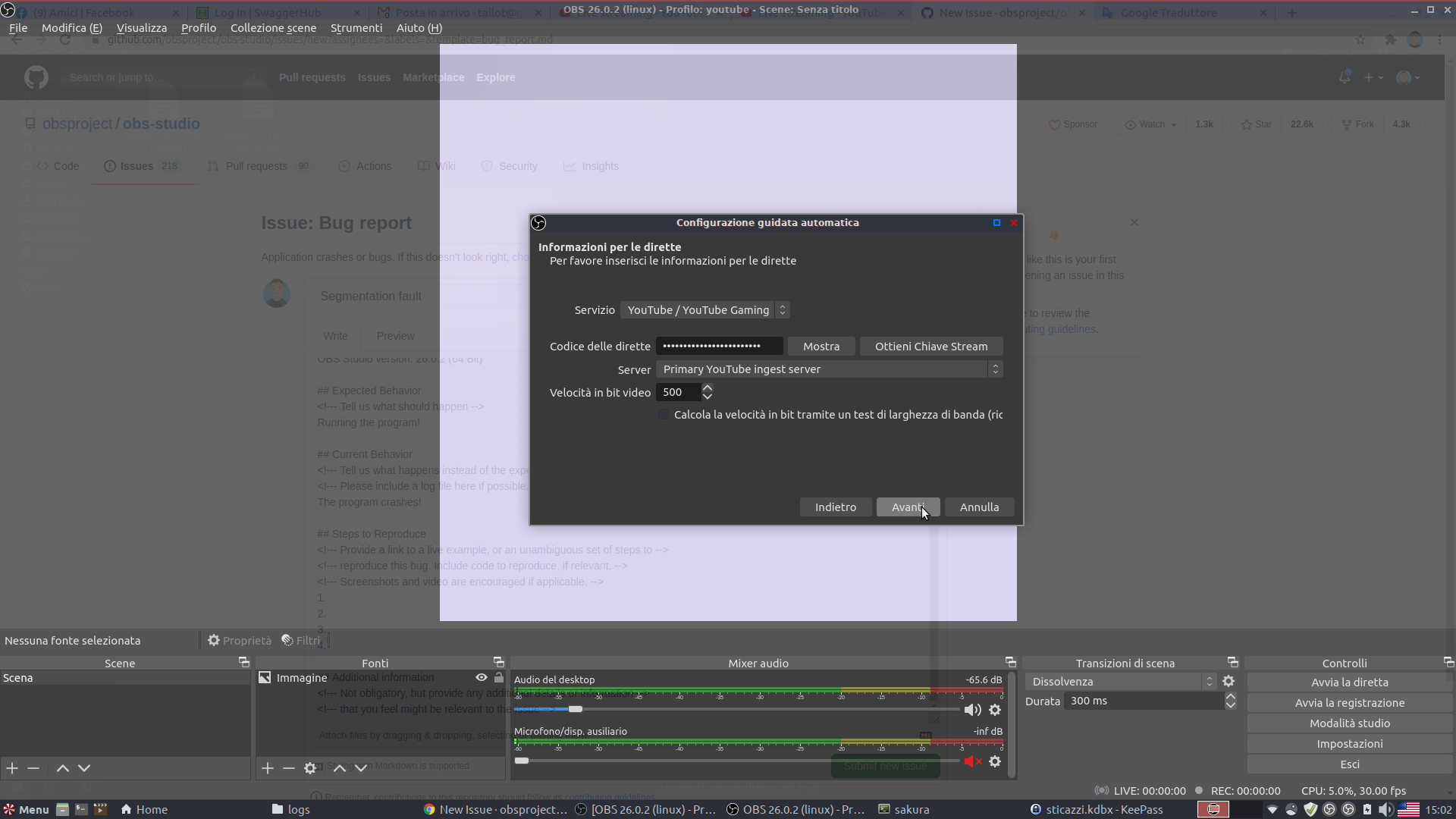 Segmentation fault with strange canvas size with x264 Auto-Config · Issue #3612 · obsproject/obs ...