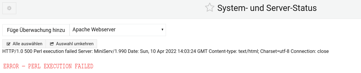 Error - Perl execution failed · Issue #1507 · webmin/webmin · GitHub