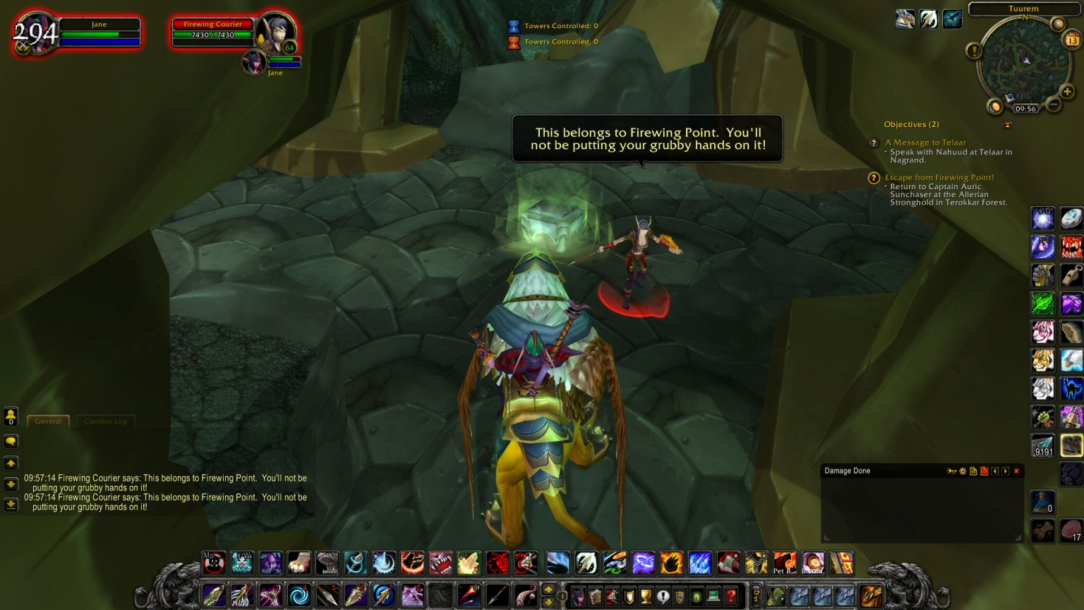 NPC: Firewing Courier missing aggro text · Issue #22021 · TrinityCore ...