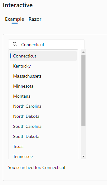 docs: add selected result from search to FluentSearch Interactive example · Issue #236 ...