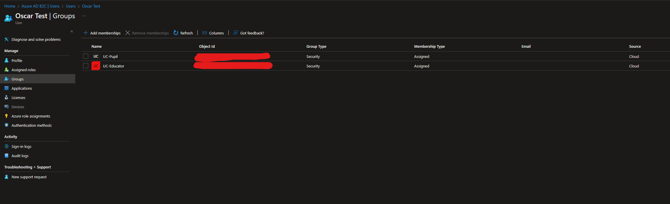 Azure AD and Azure AD B2C application roles using Application role manager with Microsoft ...